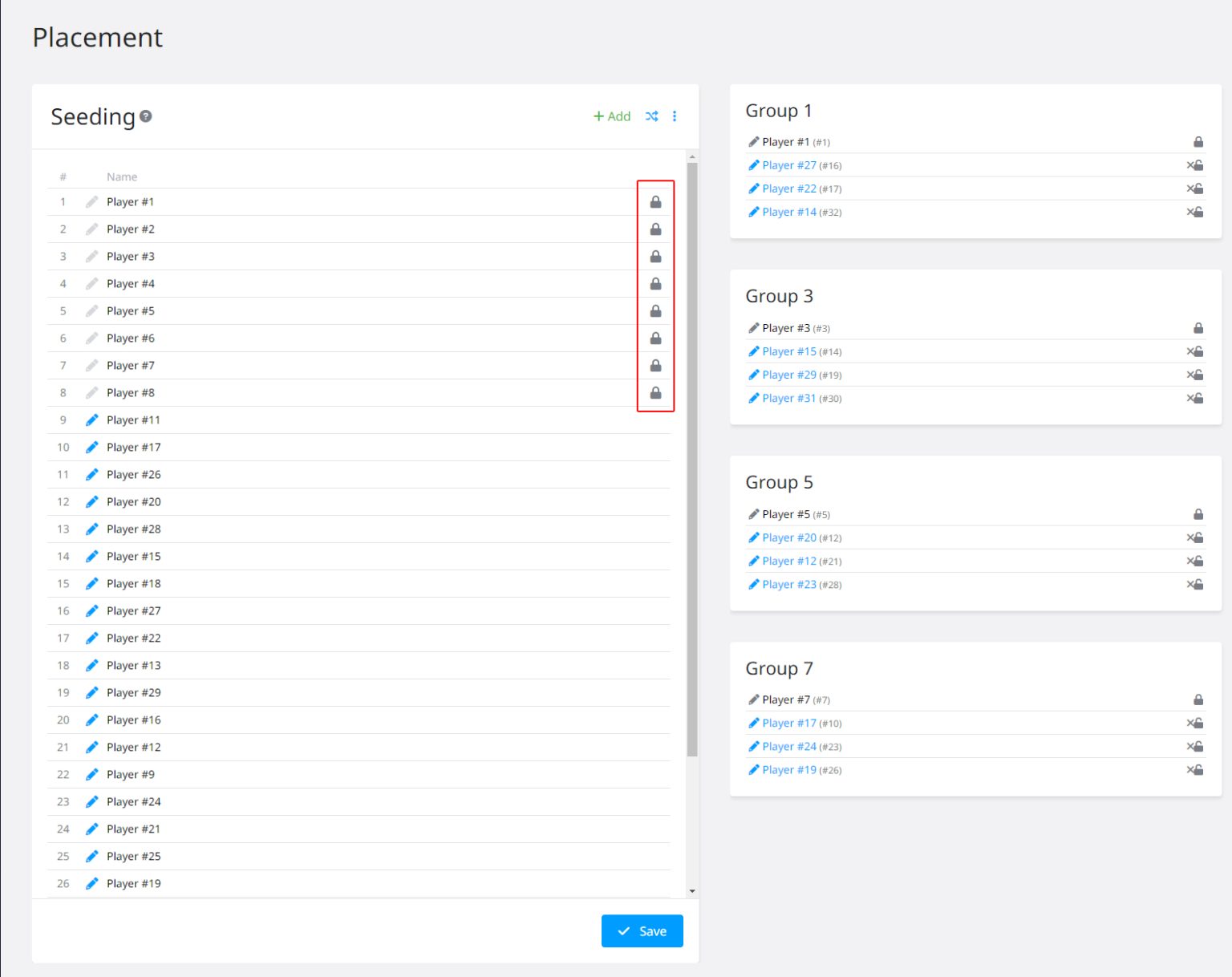 How to manage your tournament seeding and placement