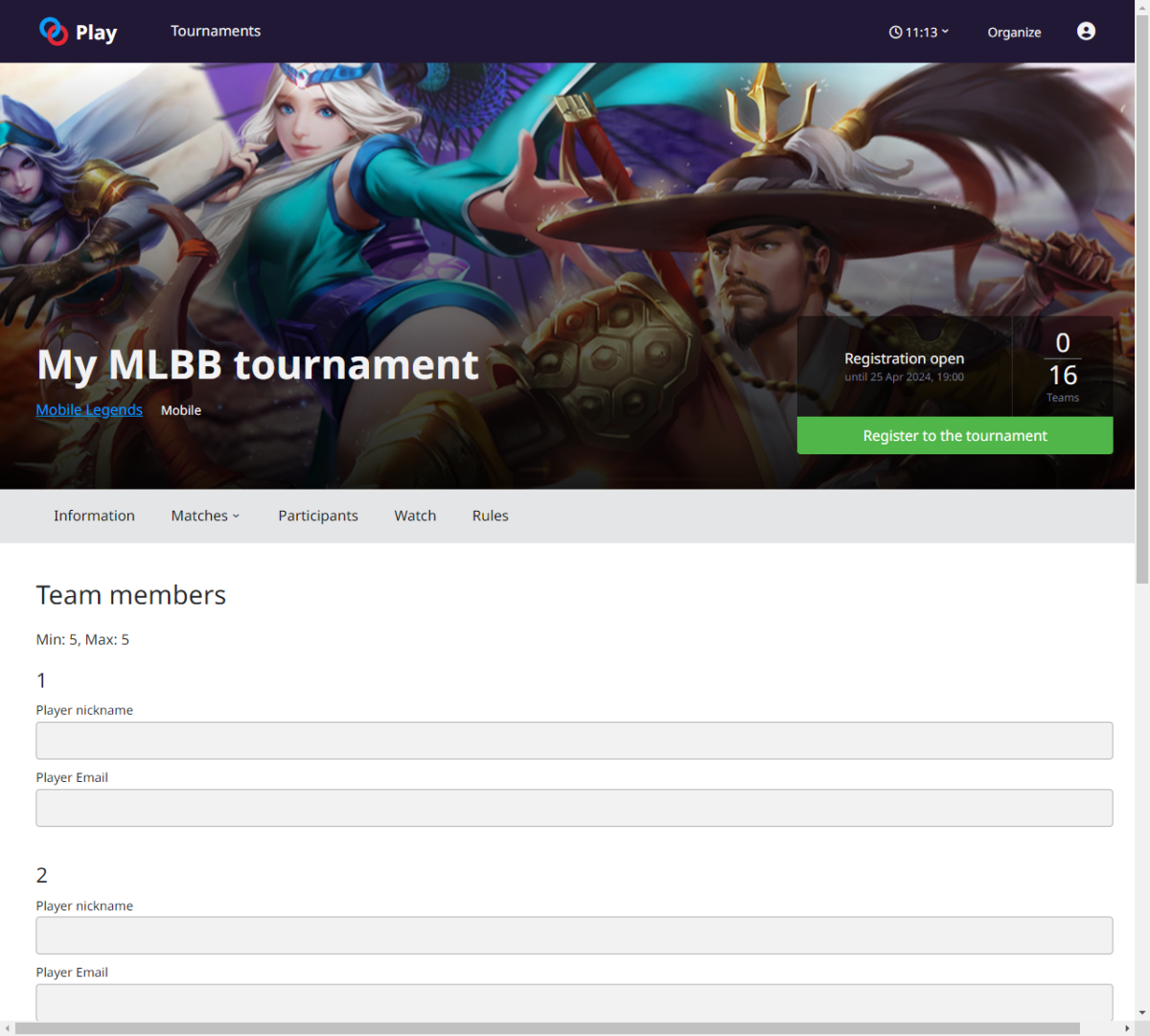 How to run a MLBB tournament: the step by step guide