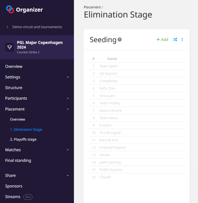 How to create famous Swiss Bracket format used for CS2 Majors and LoL ...
