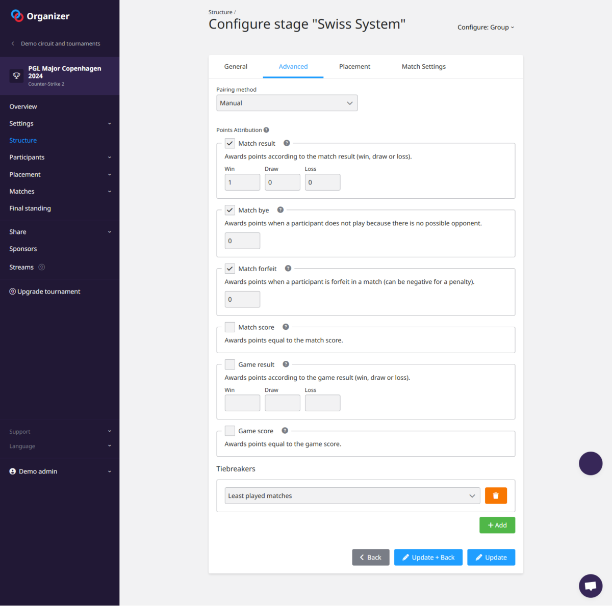 How to create famous Swiss Bracket format used for CS2 Majors and LoL ...